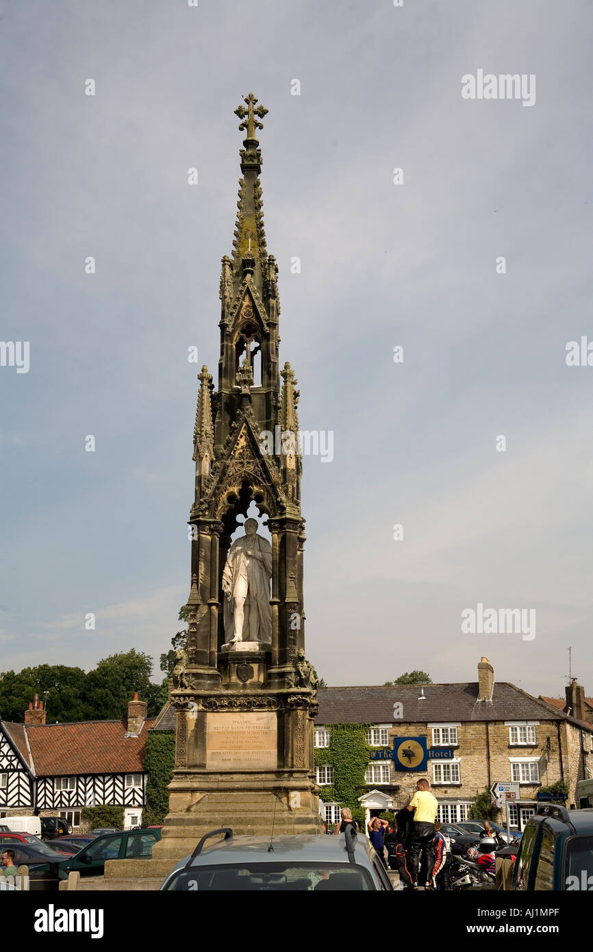 The gothic memorial to the second Lord Feversham by Matthew Noble 1867 ...