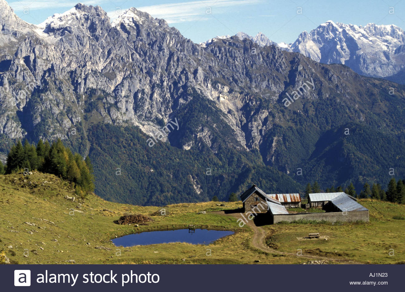 Landscape Carnia Friuli Venezia Giulia Italy Stock Photo, Royalty Free ...