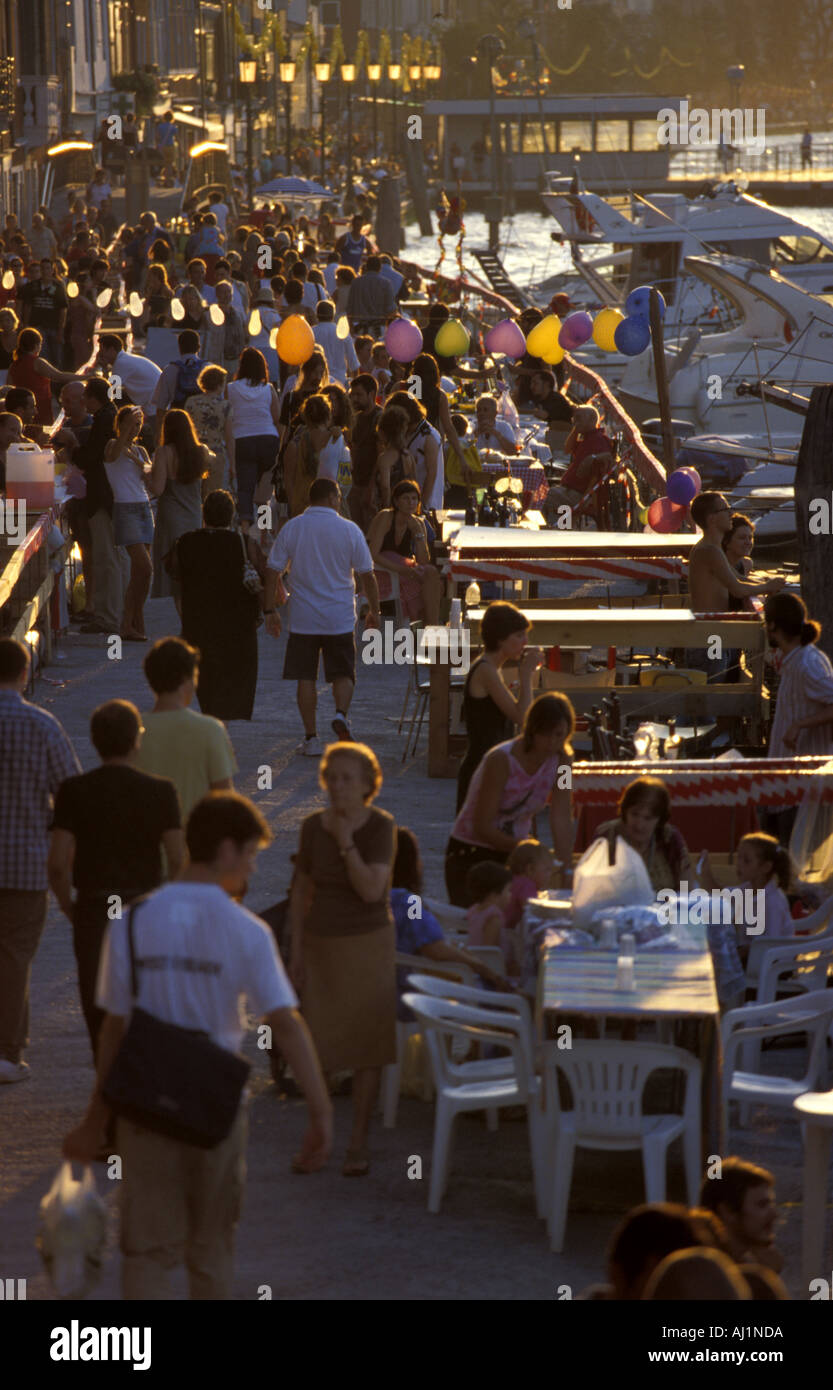 People redentore feast venice veneto hi-res stock photography and ...