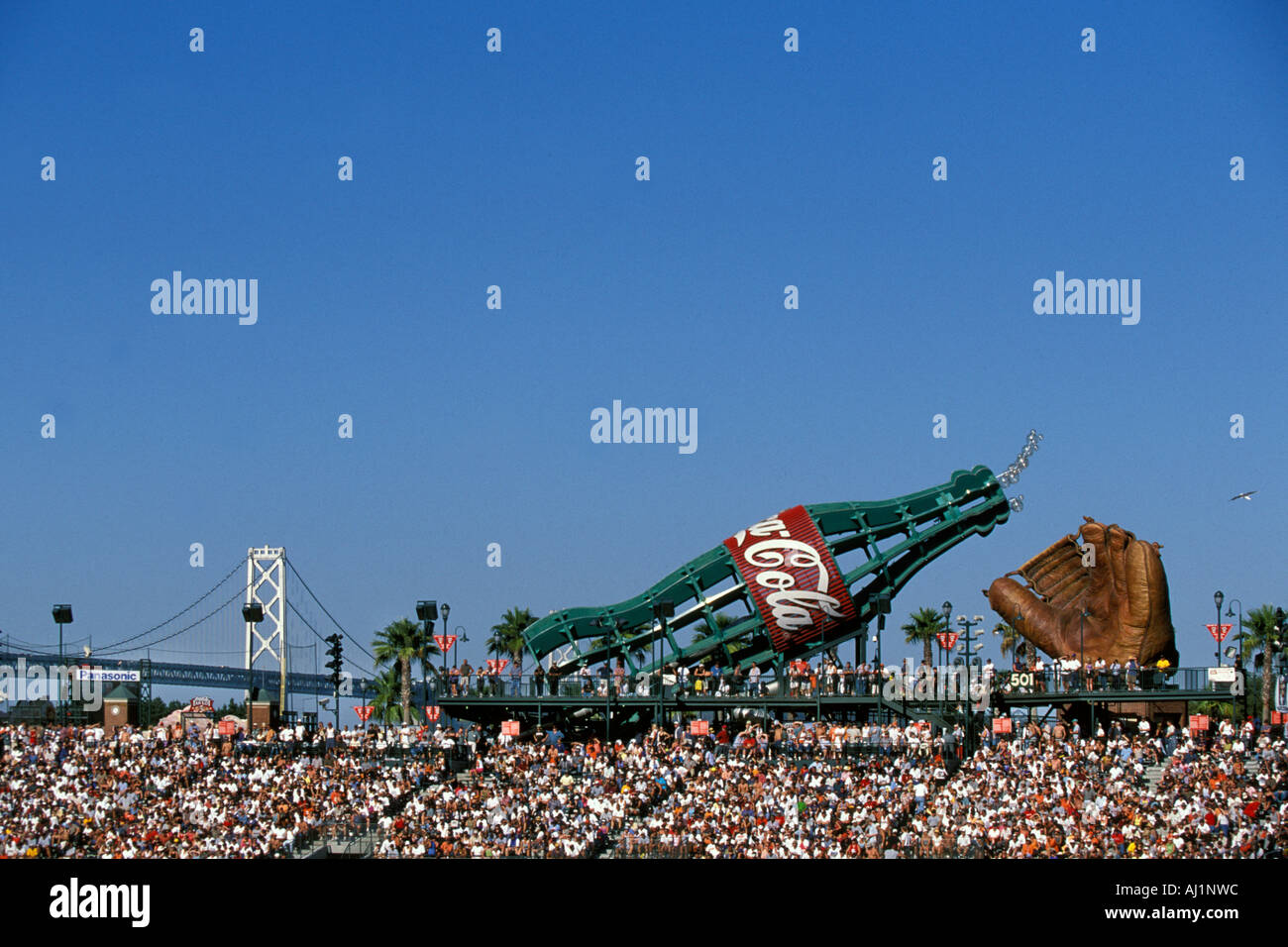 California, San Francisco, SBC Park, bleachers Stock Photo - Alamy
