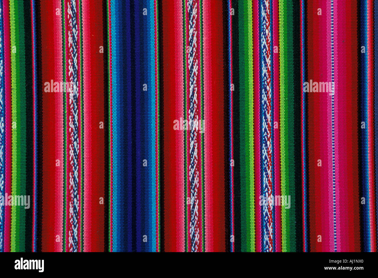 Textiles, Woven blanket, Bolivia Stock Photo - Alamy