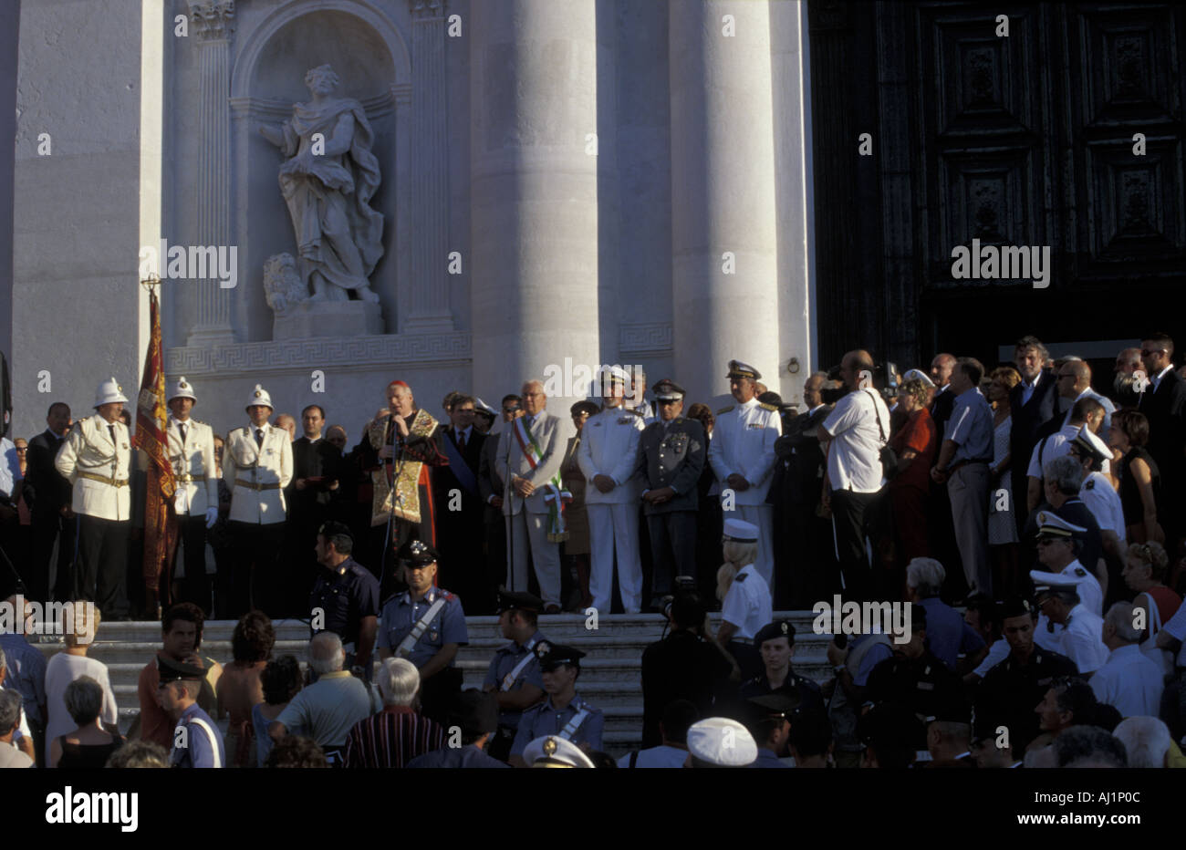 Ceremony Redentore feast Venice Veneto Italy Stock Photo - Alamy