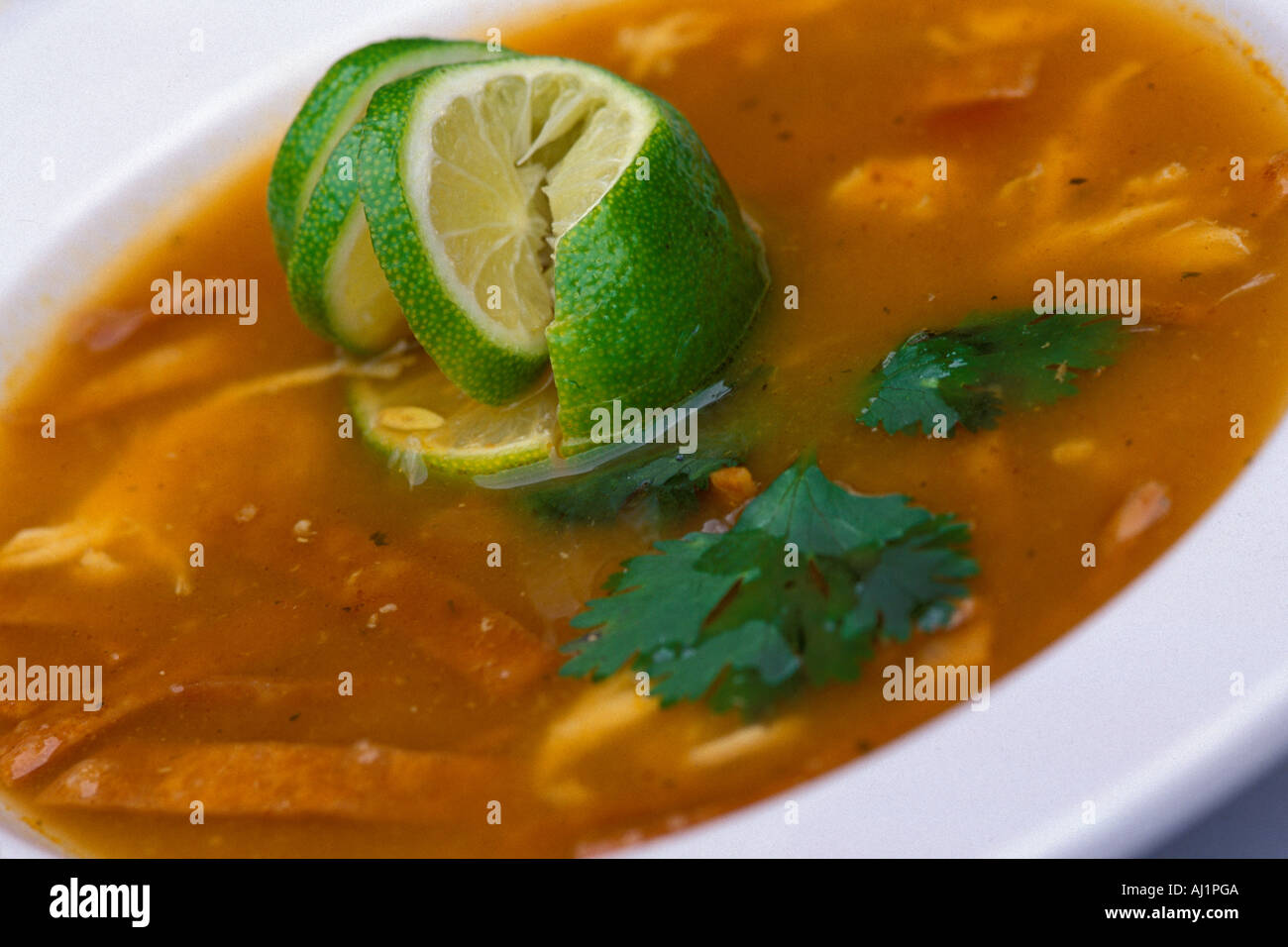 Mexico, Playa del Carmen, Sopa de limon Stock Photo - Alamy