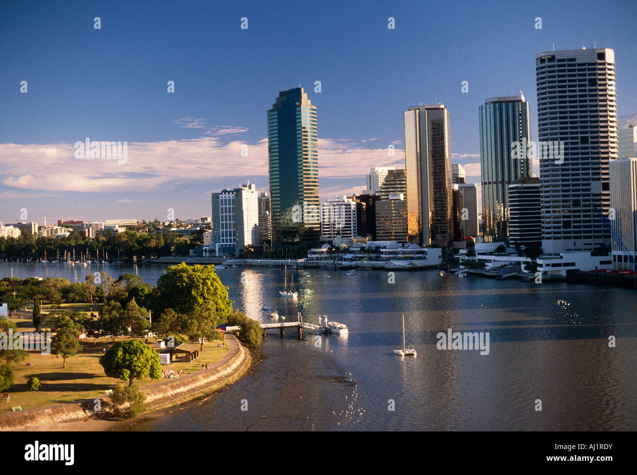 Brisbane sky line, Australia Stock Photo - Alamy