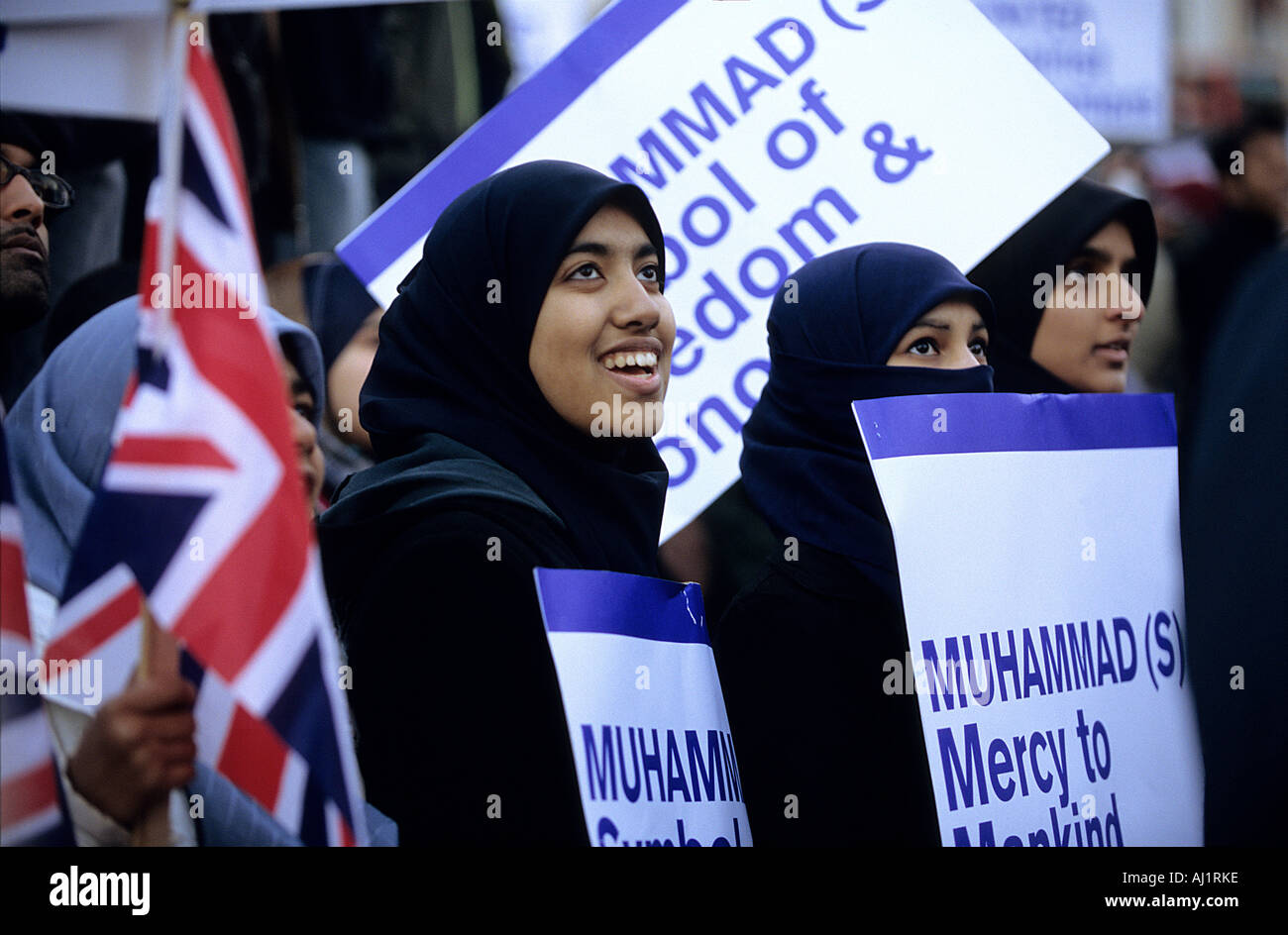 British Muslim. LONDON S TRAFALGAR SQUARE 11 February 2006 Over 5 000 ...