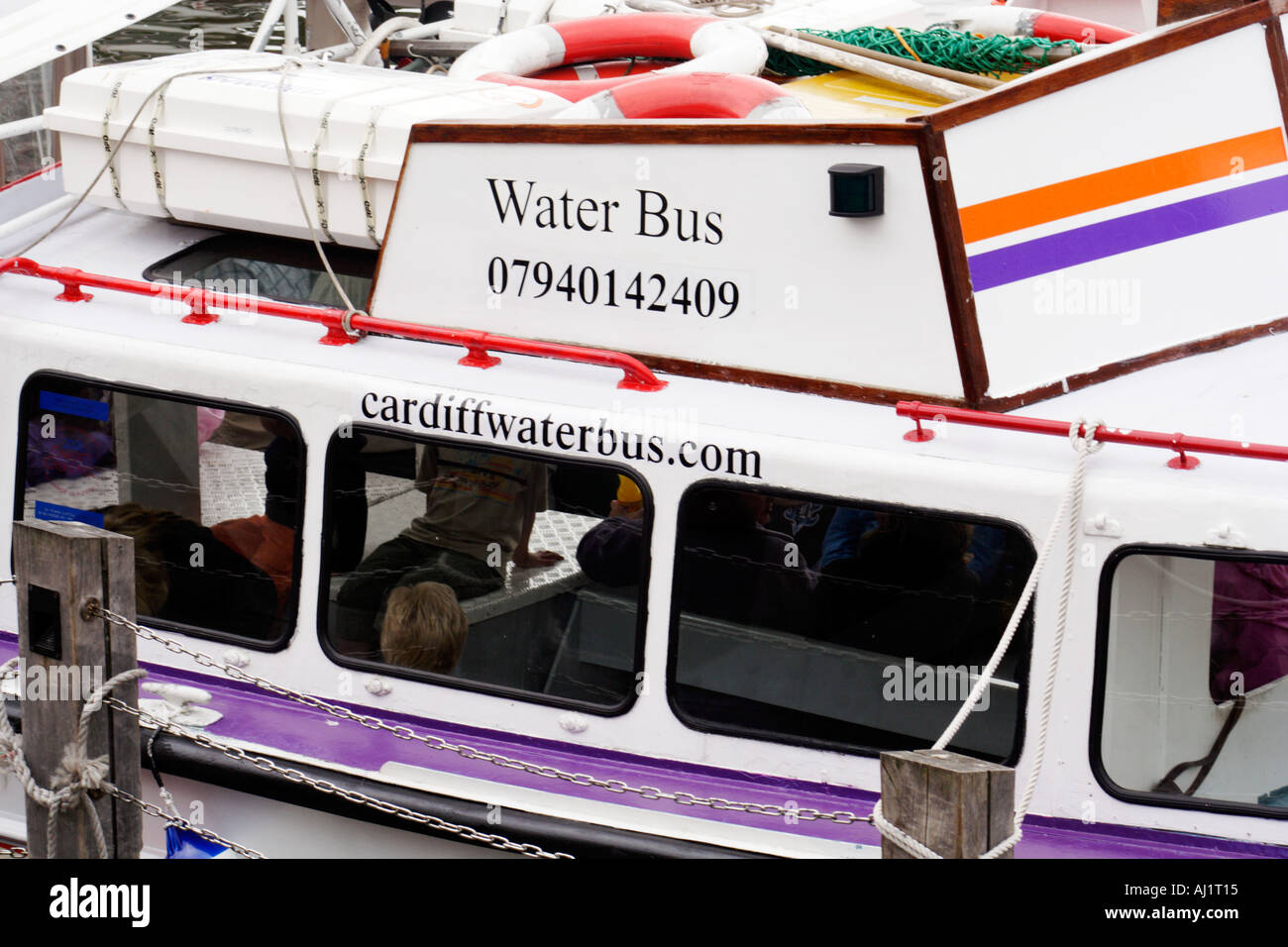Cardiff Waterbus Wales Great Britain Stock Photo - Alamy
