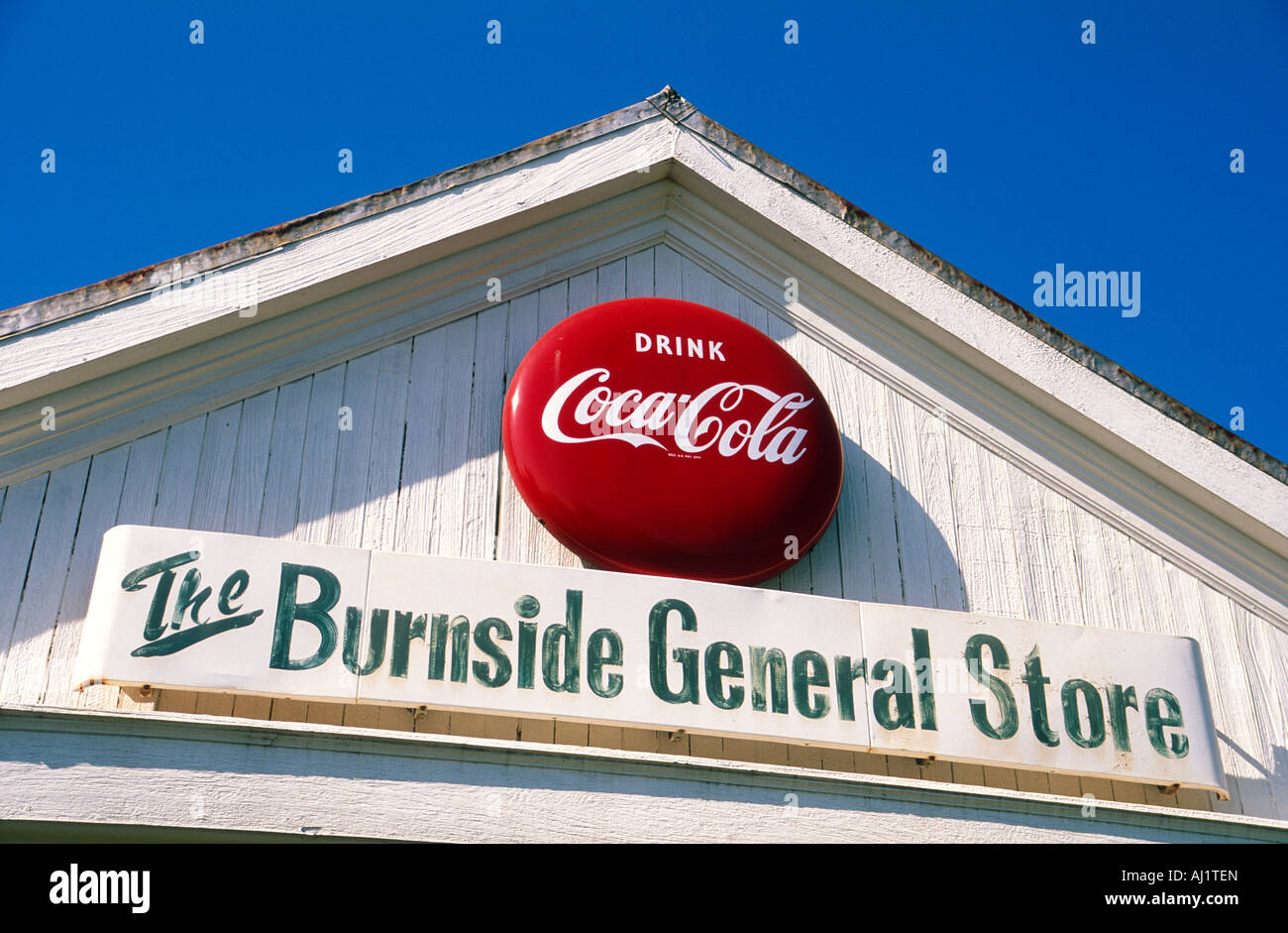 coca cola general store sign Stock Photo - Alamy