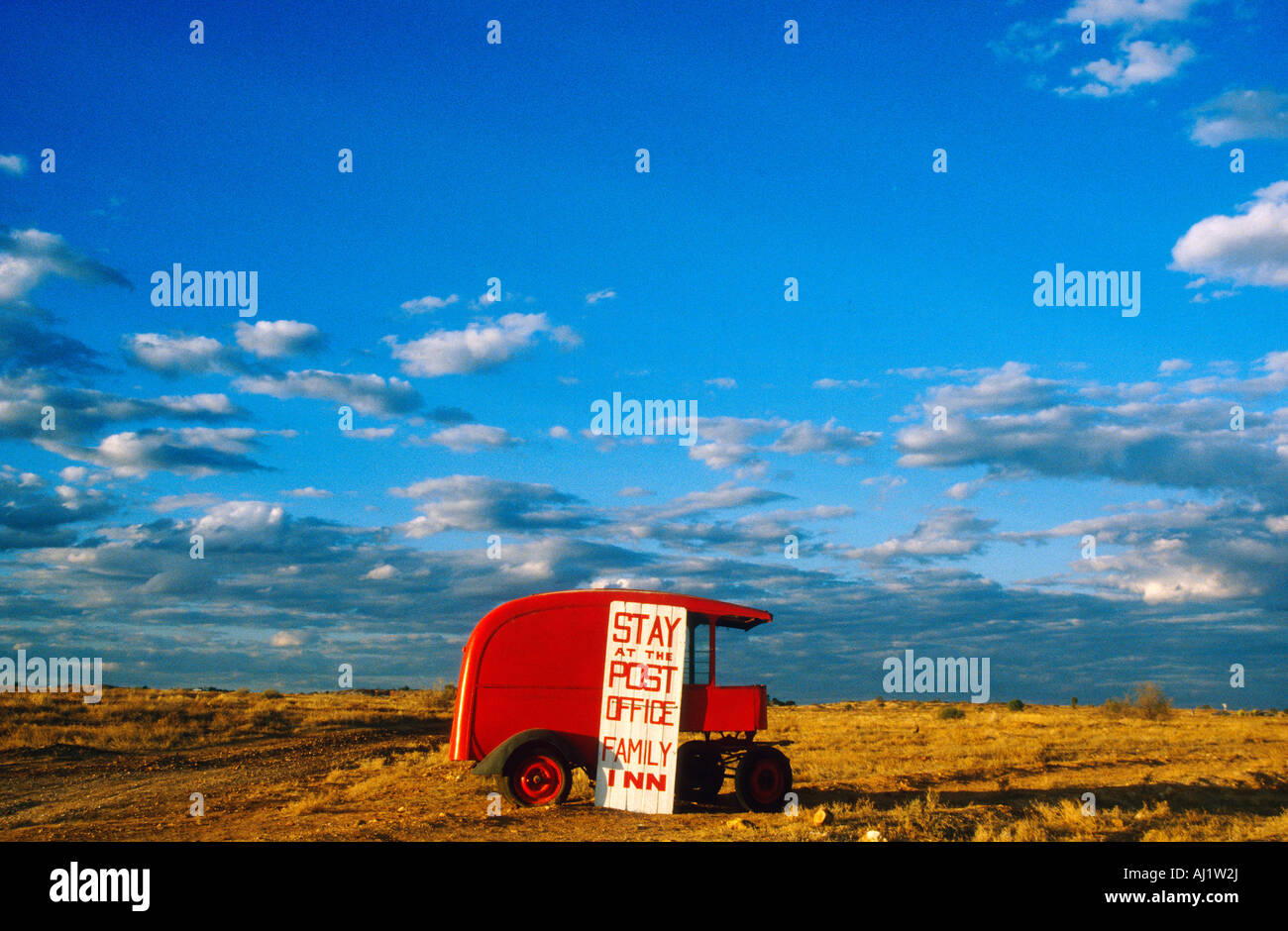 old post office van family inn sign Stock Photo - Alamy