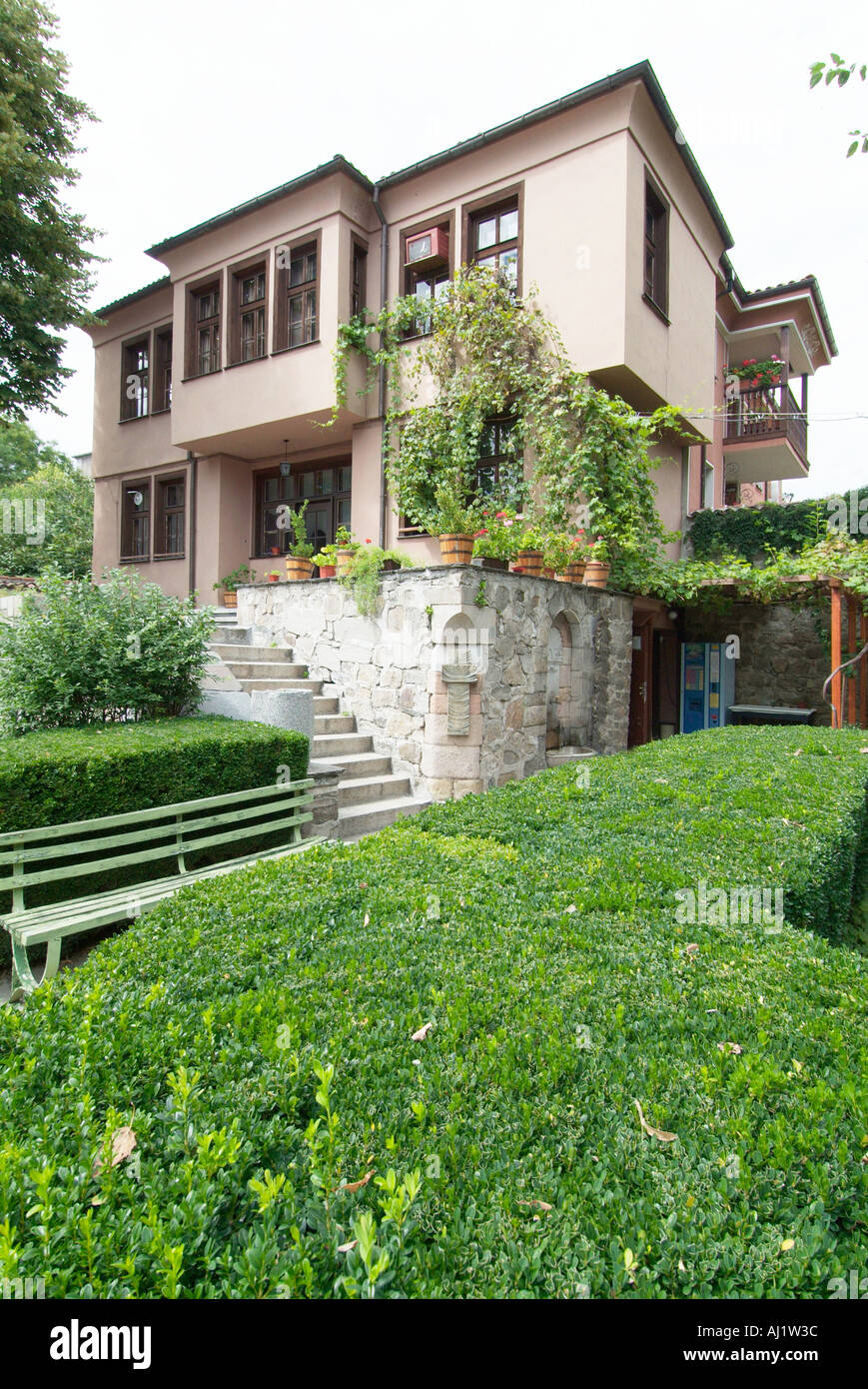 Plovdiv town houses Bulgaria Peoples Republic Narodna Republika ...