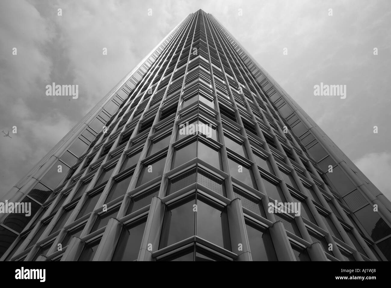 Asia Peoples Republic of China Hong Kong View looking up at steel and ...