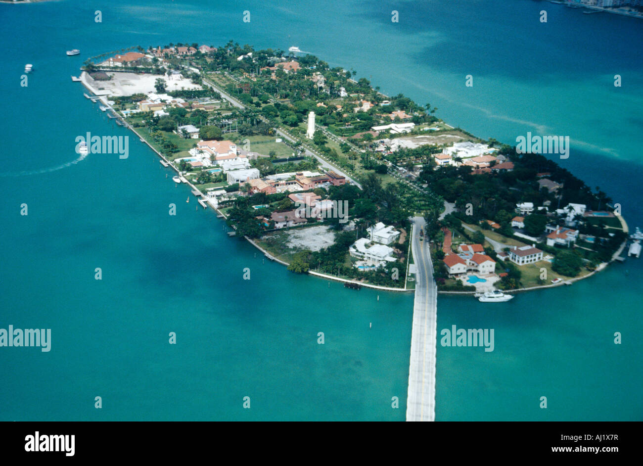 Aerial view miami suburbs miami hi-res stock photography and images - Alamy