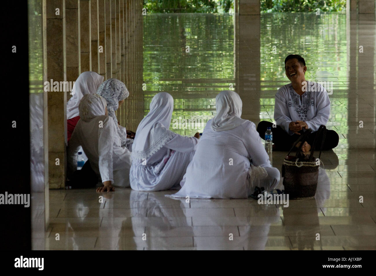 Muslim Study Group Leader and Women Students Istiqlal Mosque Jakarta ...