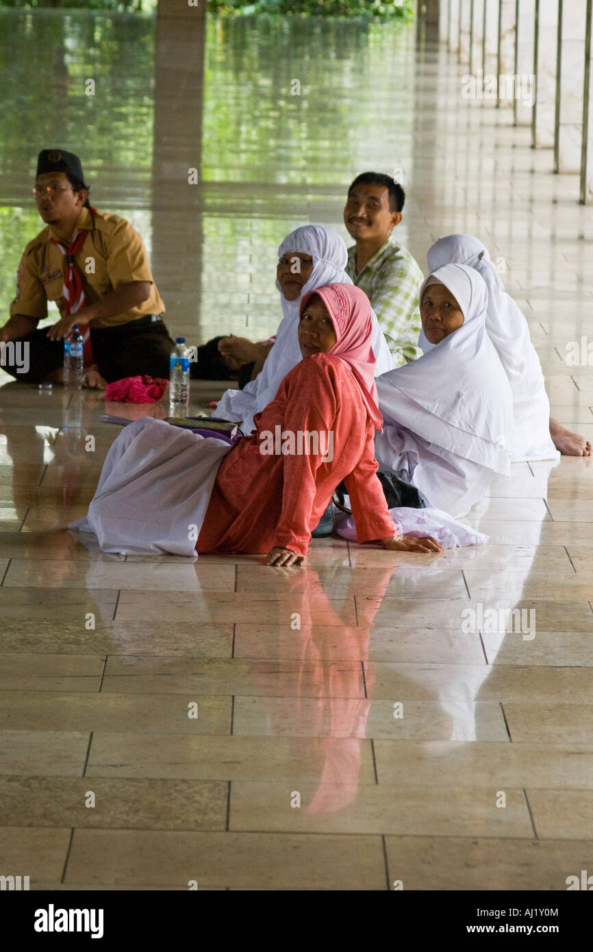 Muslim Study Group Leader and Women Students Istiqlal Mosque Jakarta ...