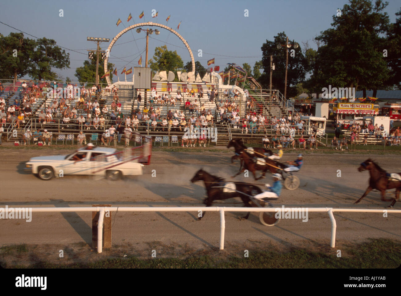 Ohio Logan County,Fair Bellefontaine harness racing grandstand carnival ...