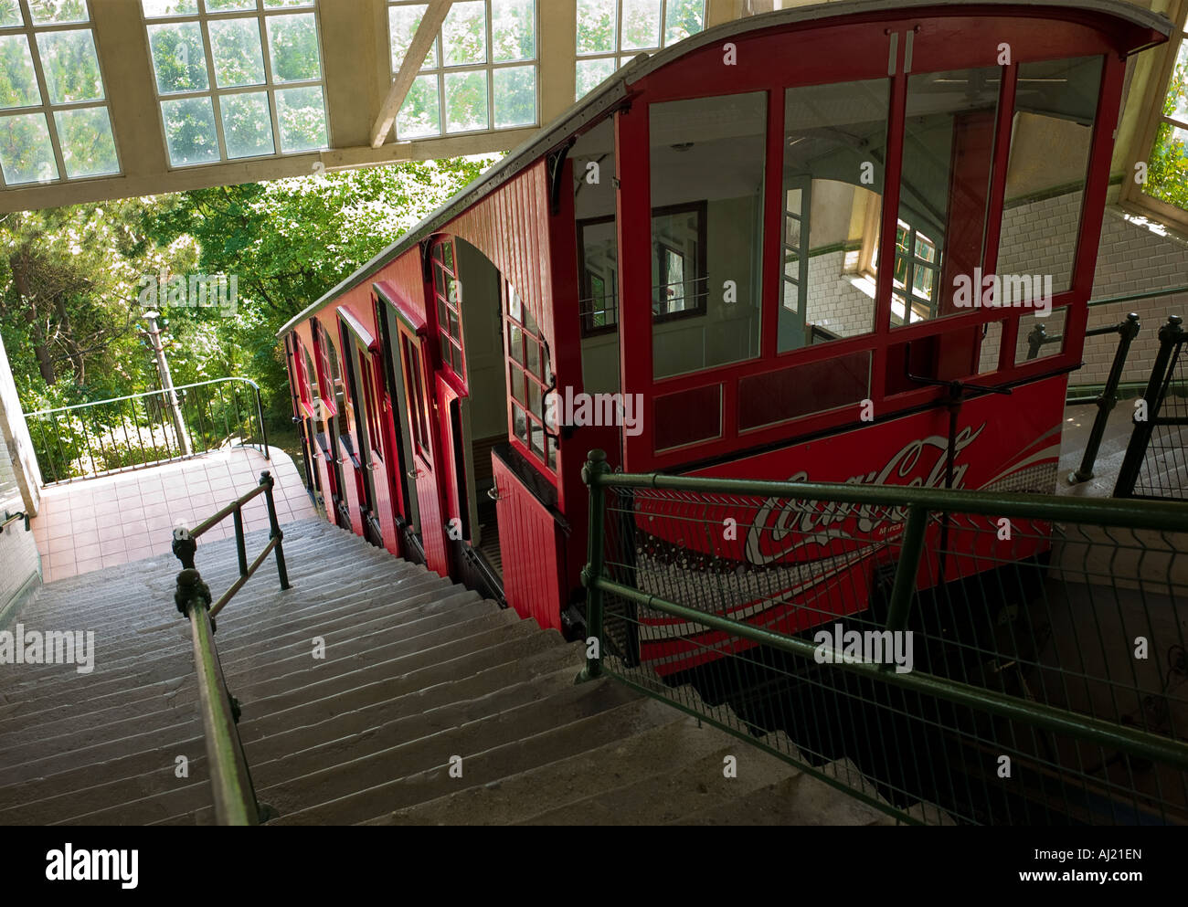 Red train pyrenees hi-res stock photography and images - Alamy