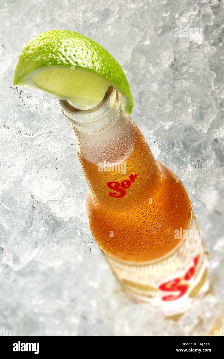 Sol beer bottle hi-res stock photography and images - Alamy