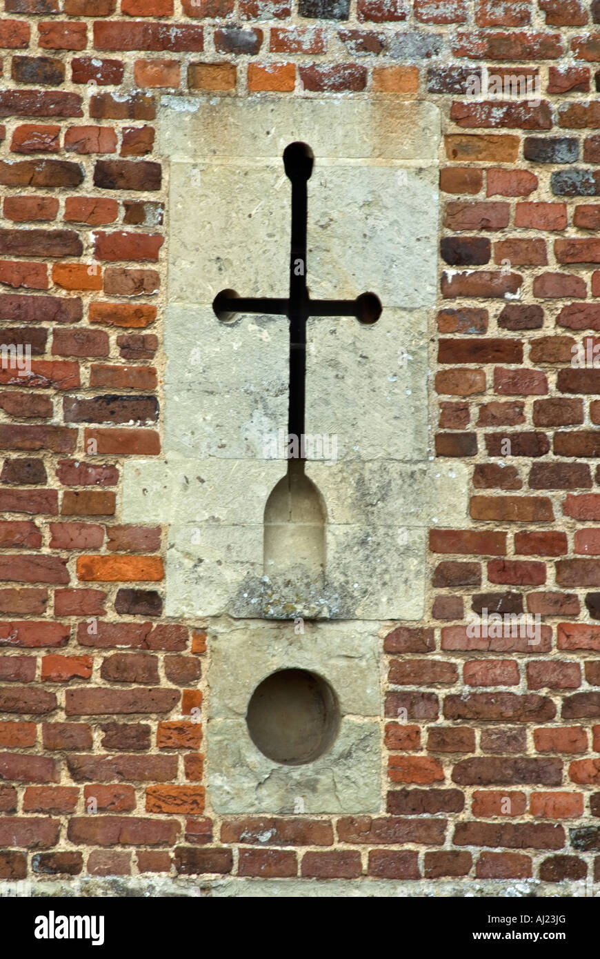 Arrow slit wall castle keep Stock Photo - Alamy