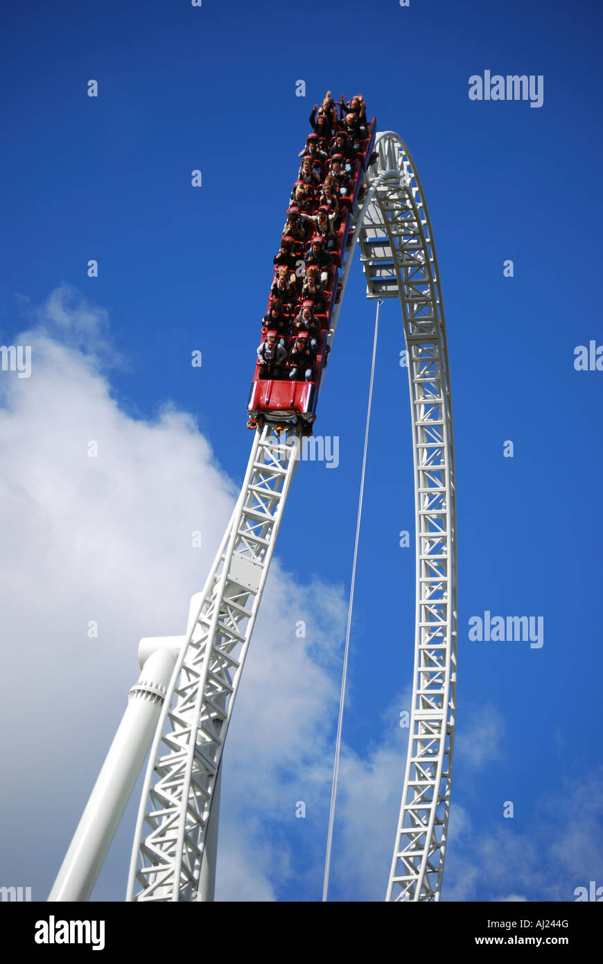 Stealth Ride, Amity Cove, Thorpe Park Theme Park, Chertsey, Surrey, UK ...
