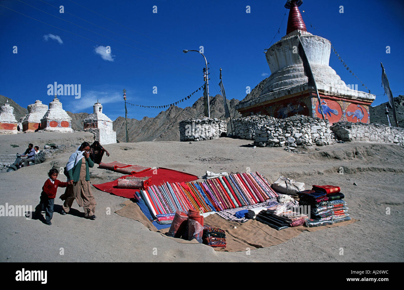 Market Leh Ladakh Northern India Stock Photo - Alamy