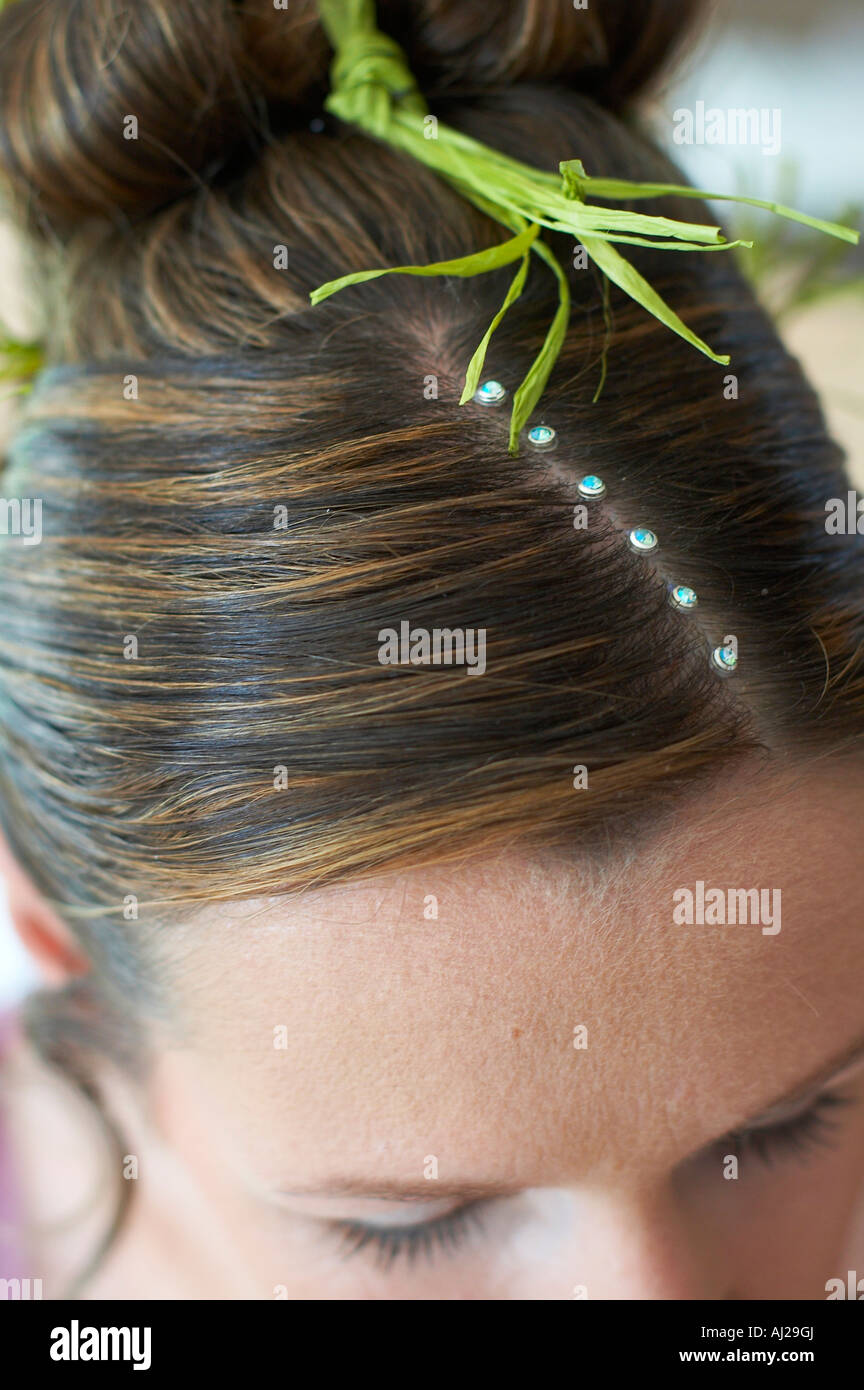 hair-do for wedding Stock Photo - Alamy