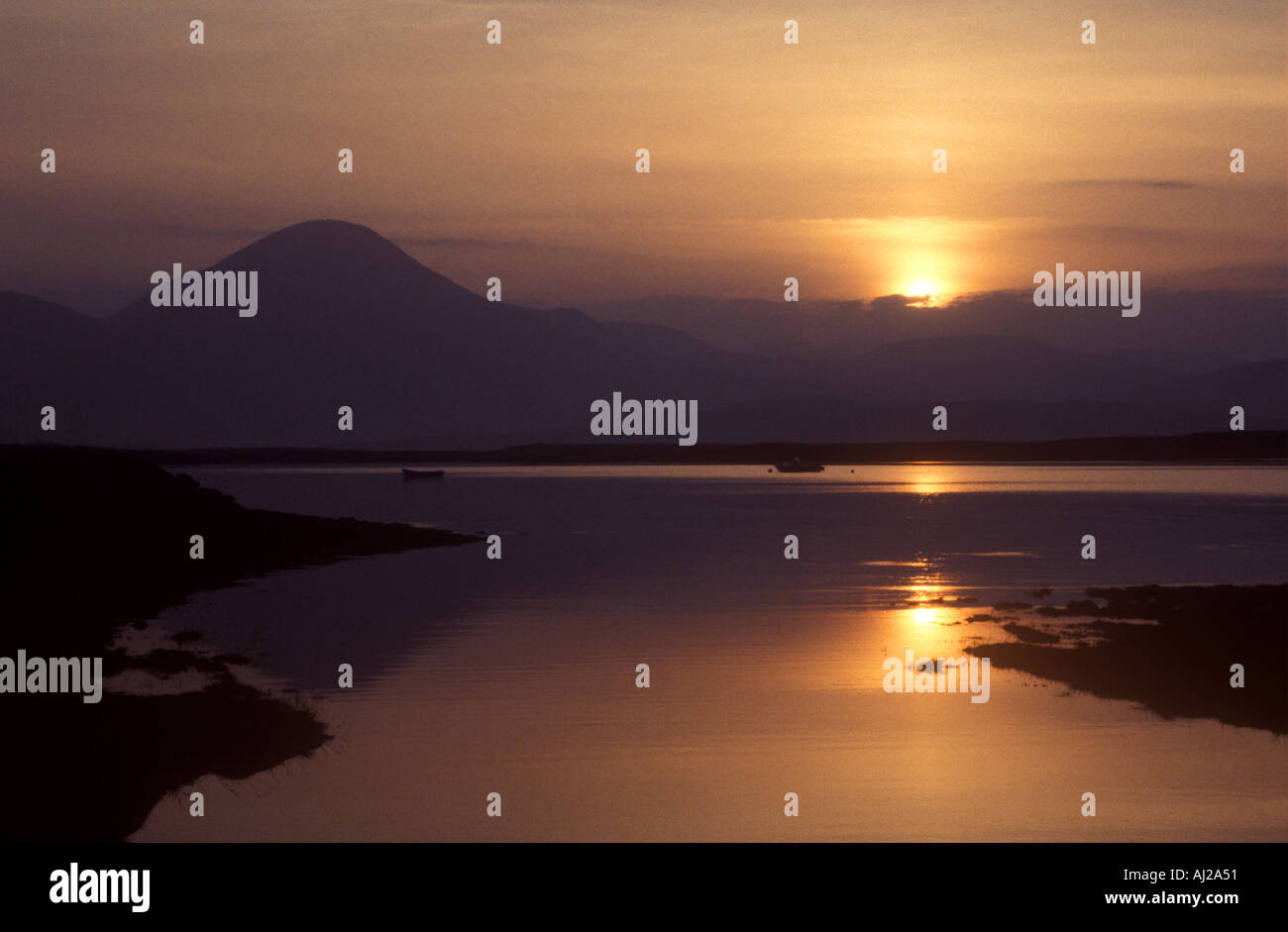Sunset at Isle of Skye Stock Photo - Alamy