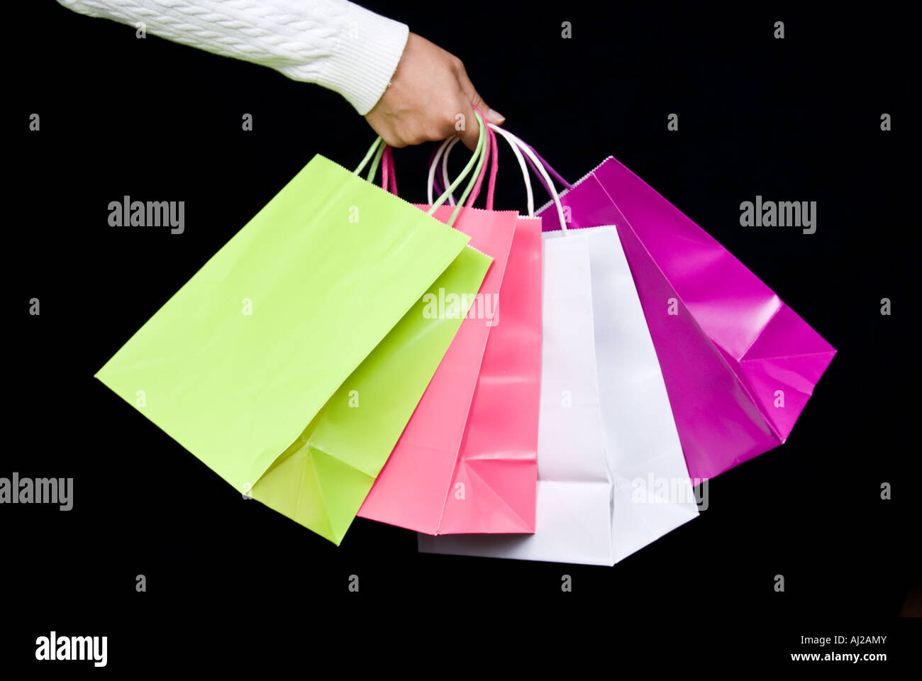 Assortment of colored bags hi-res stock photography and images - Alamy