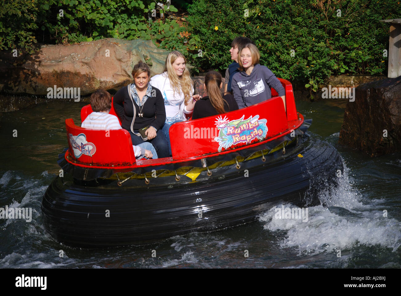 Rumba Rapids Ride, Calypso Quay, Thorpe Park Theme Park, Chertsey ...