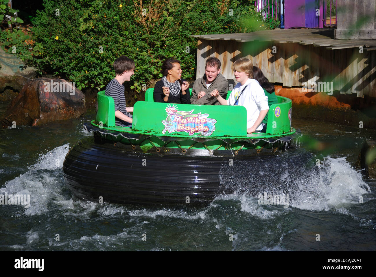 Rumba Rapids Ride, Calypso Quay, Thorpe Park Theme Park, Chertsey ...
