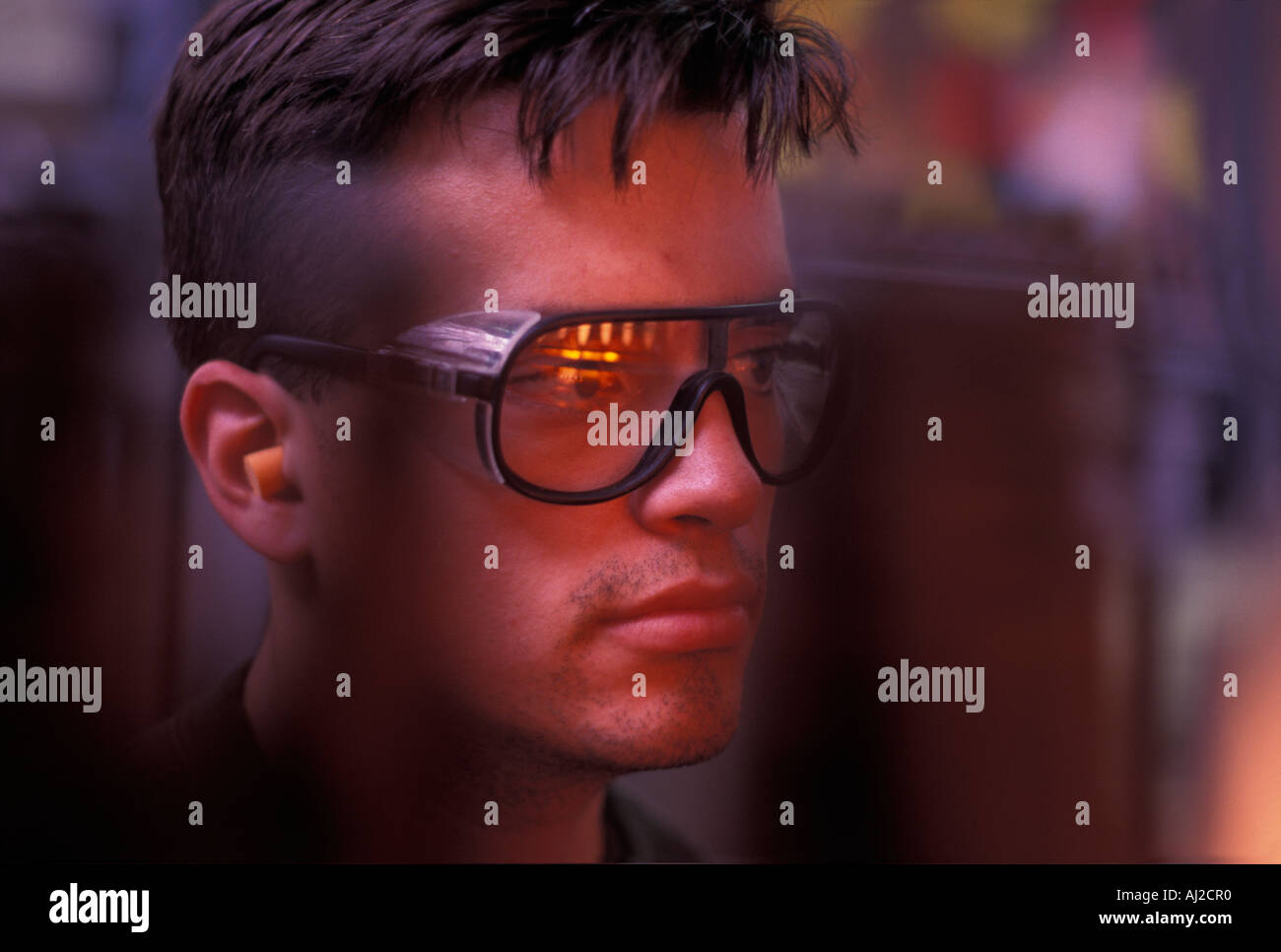 Canada Ontario MR Mark Sousa inspects beer bottles at Upper Canada ...