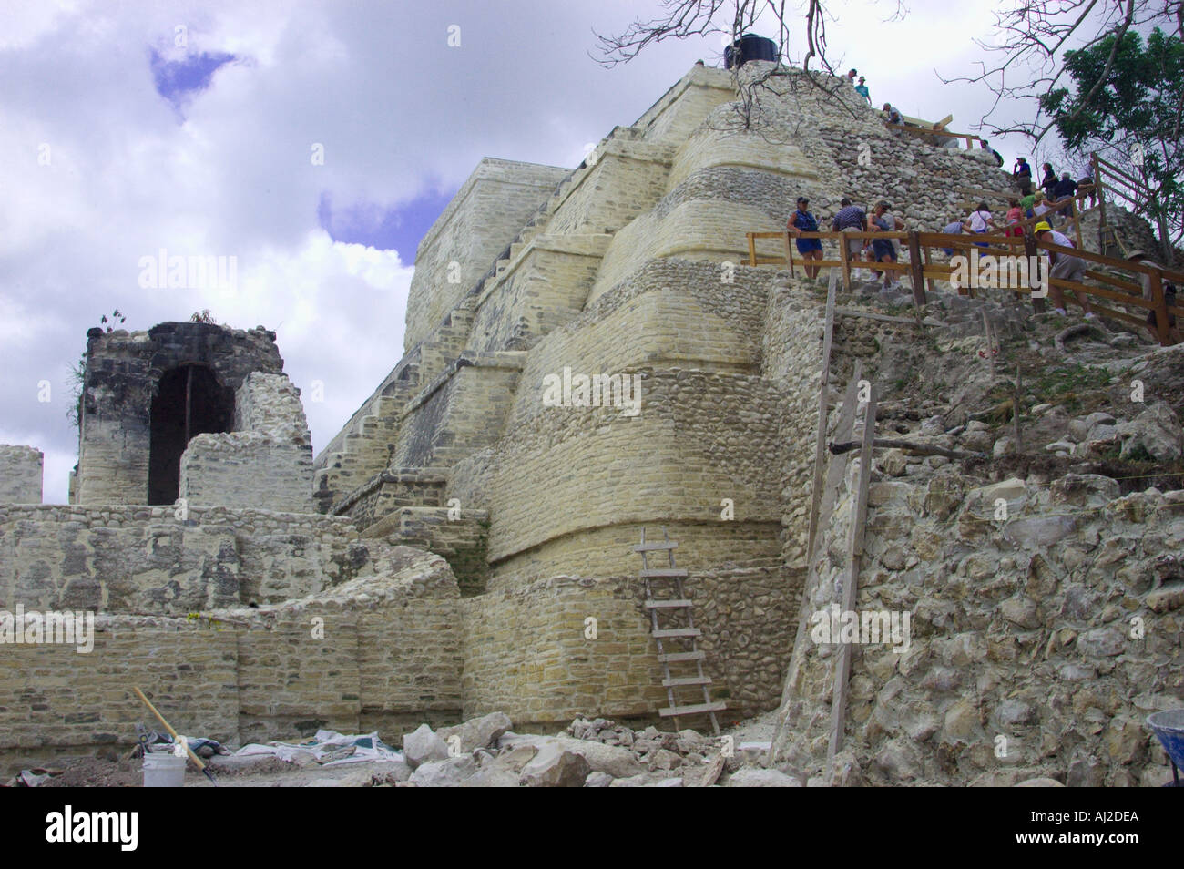 Altun Ha Rock Stone Water Mayan ruins Belize 200 BC 550 AD Stock Photo ...