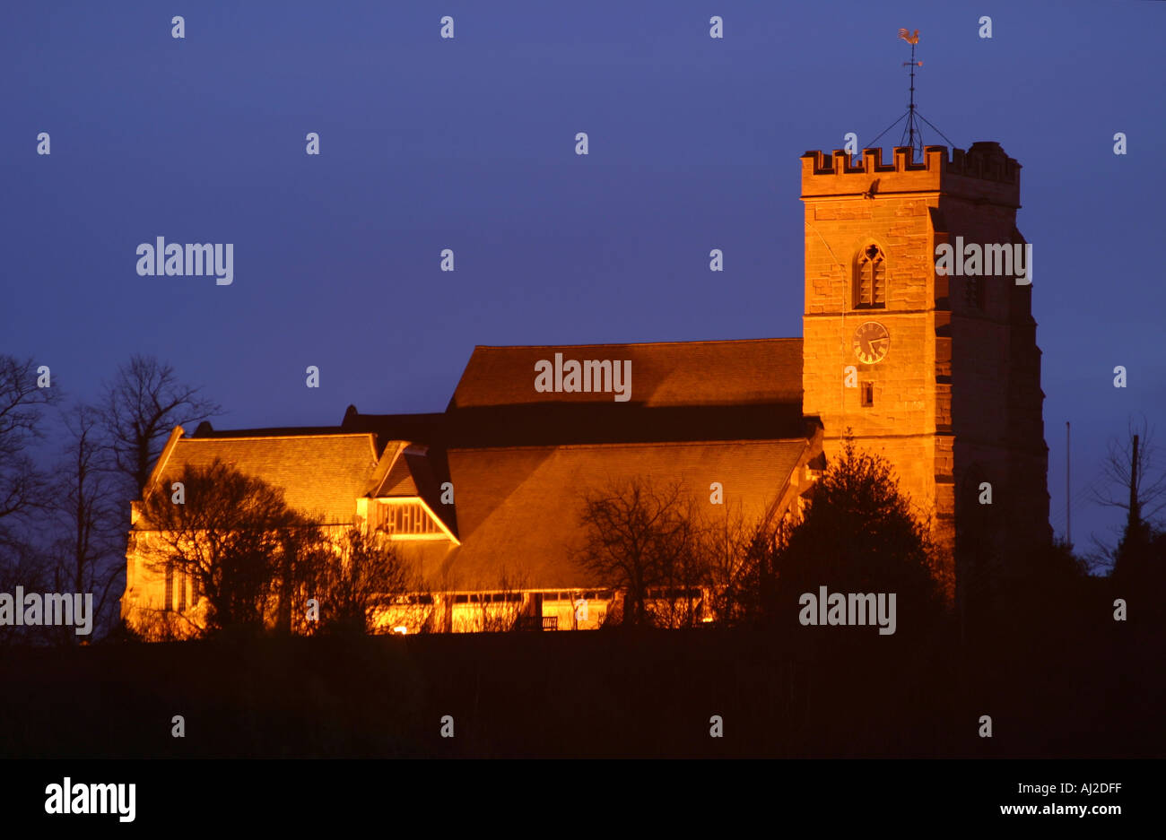 St Peters church Kinver South Staffordshire Stock Photo - Alamy