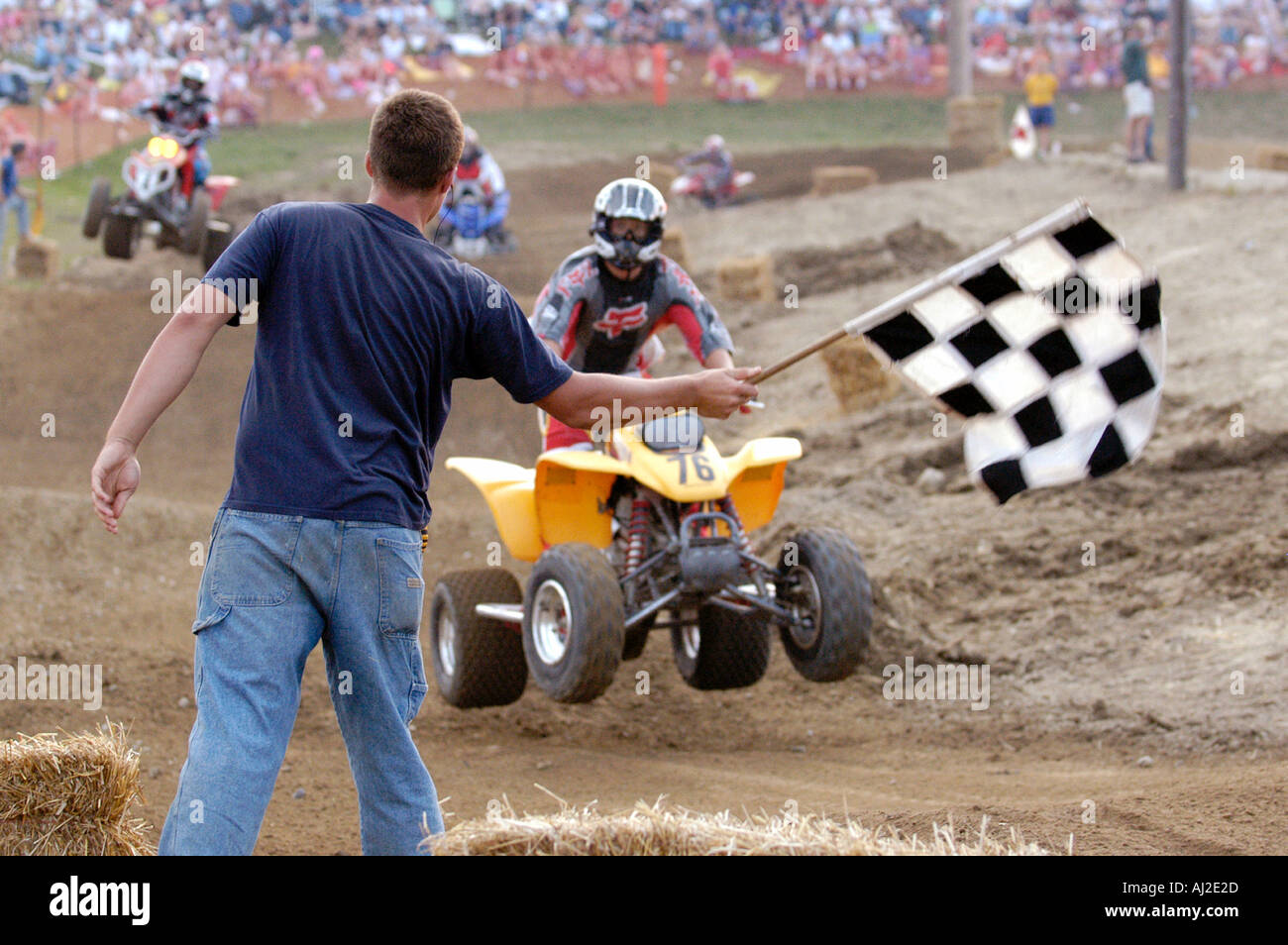 Off Road Motocross Action Stock Photo - Alamy