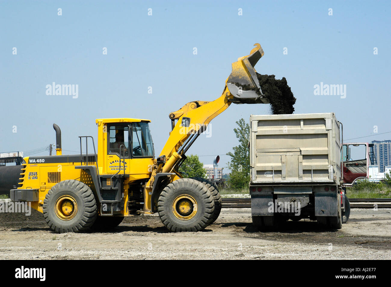 Large front loader hi-res stock photography and images - Alamy