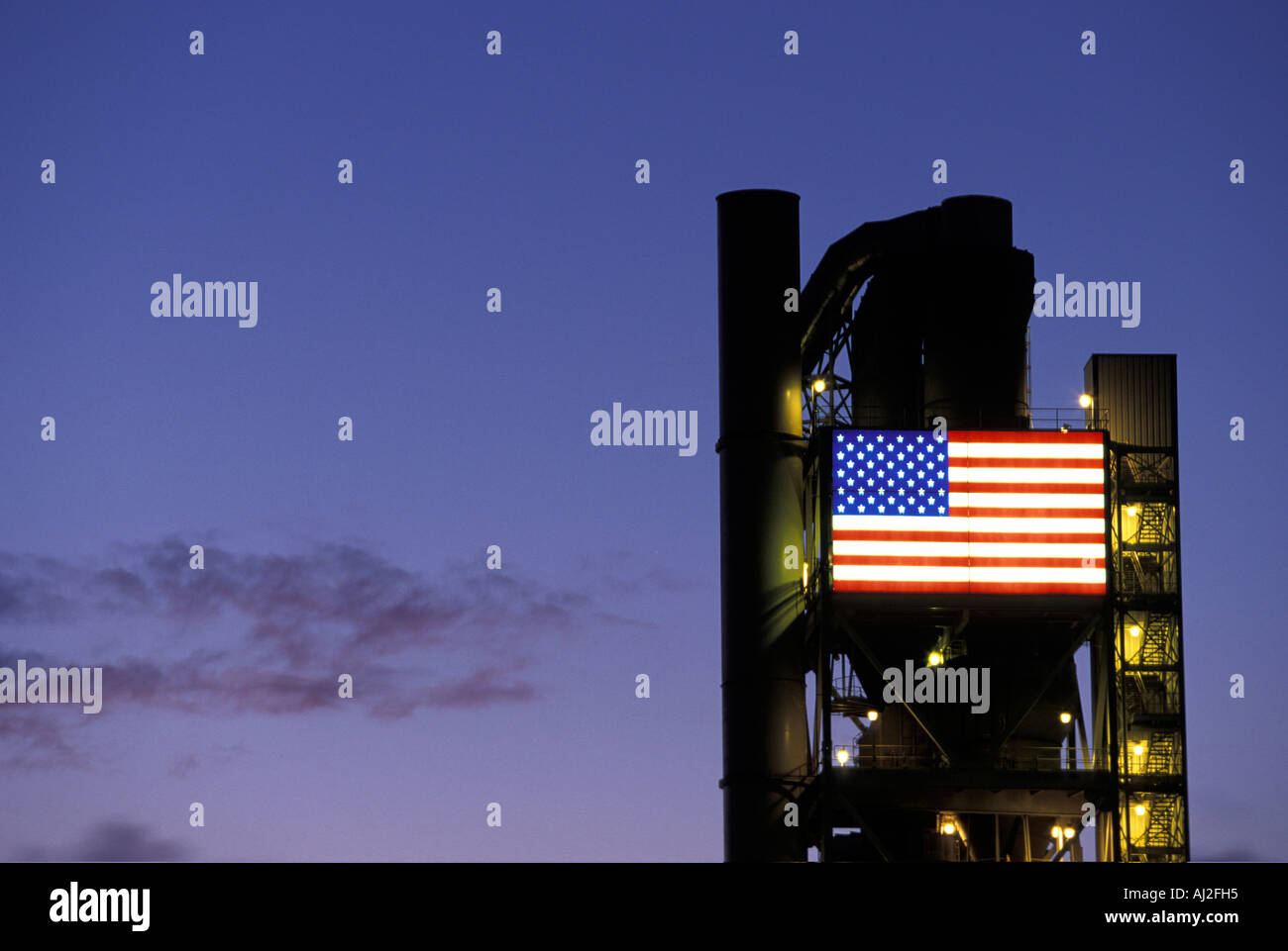 Flag of usa factory hi-res stock photography and images - Alamy