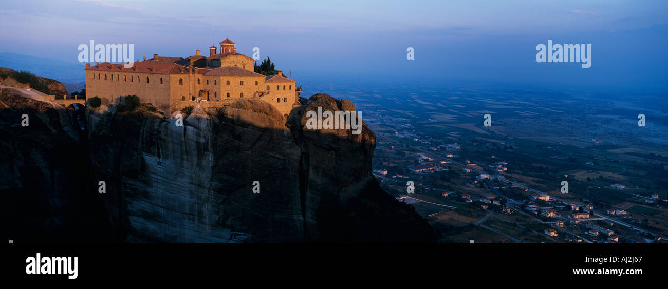 Europe Greece Thessaly Meteora Greek Orthodox monastery of St Stephen ...