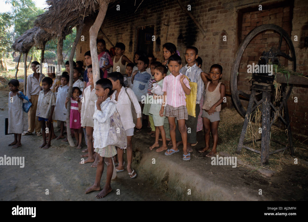 North India Uttar Pradesh Lucknow Village Life Stock Photo - Alamy