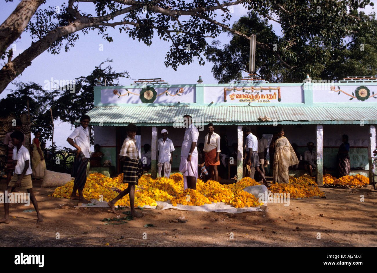 South India Kerela Village Life Market Stock Photo - Alamy