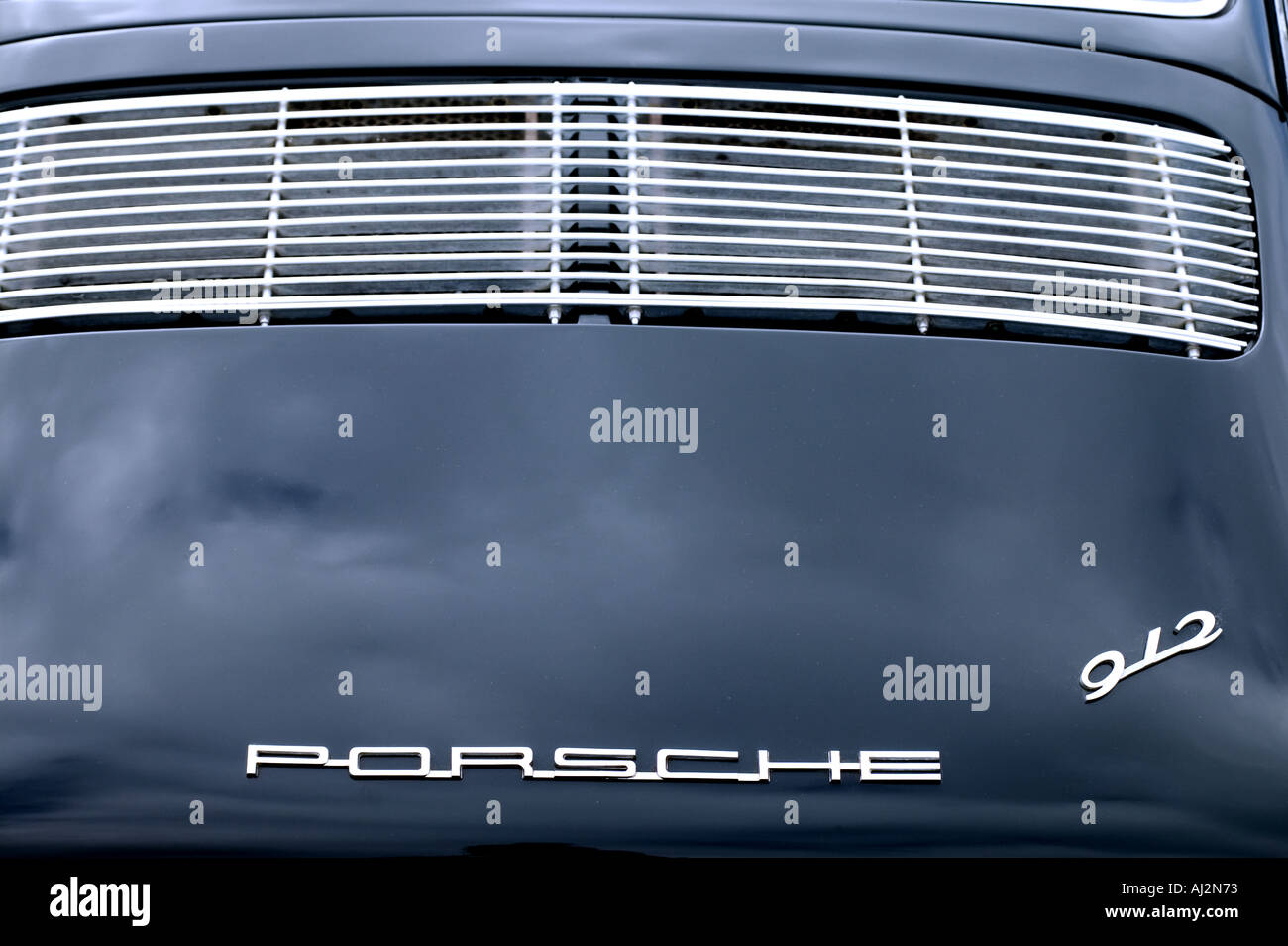 Classic Porsche back view Stock Photo - Alamy