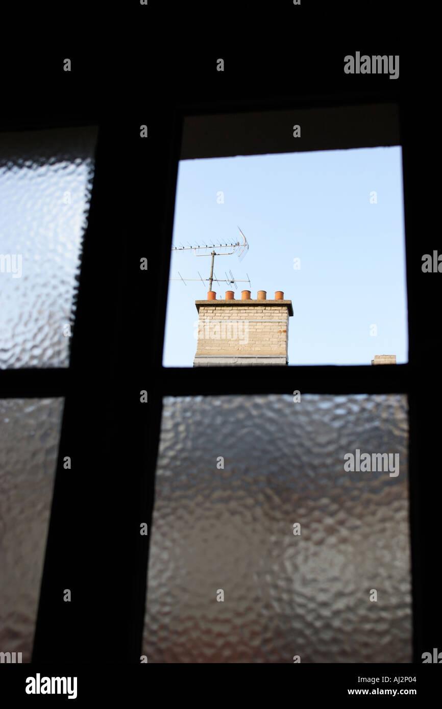 Paris France Outside of Paola s kitchen window Stock Photo - Alamy