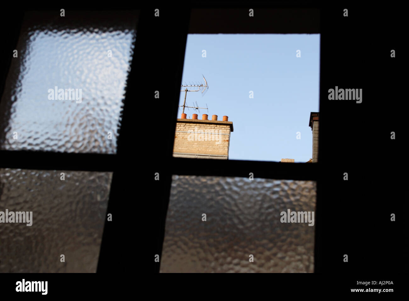 Paris France Outside of Paola s kitchen window Stock Photo - Alamy
