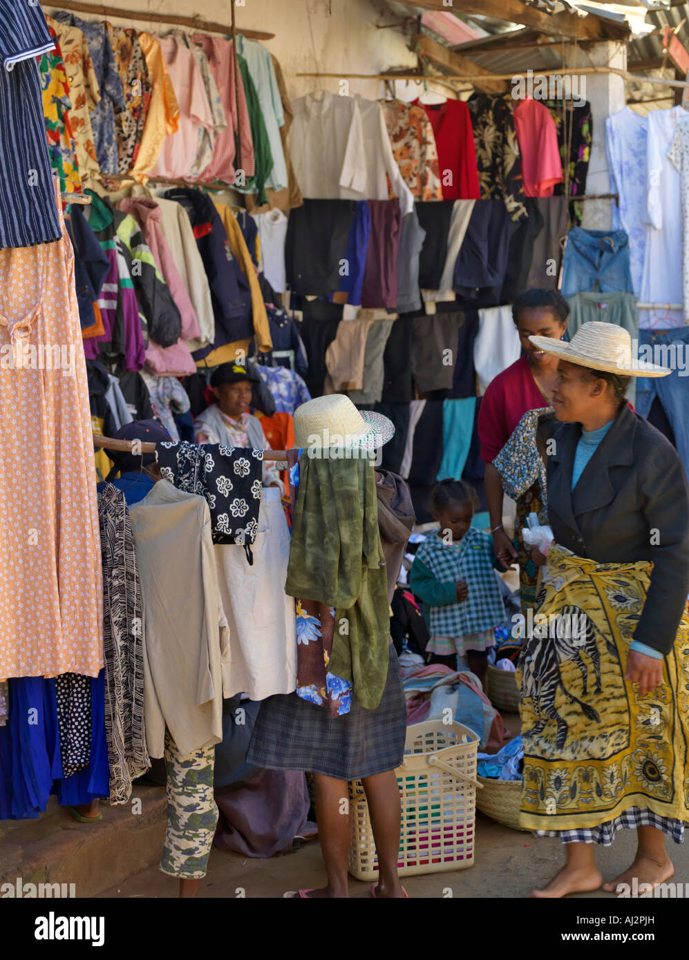 A well-stocked clothes shop in Ihosy, Madagascar Stock Photo - Alamy