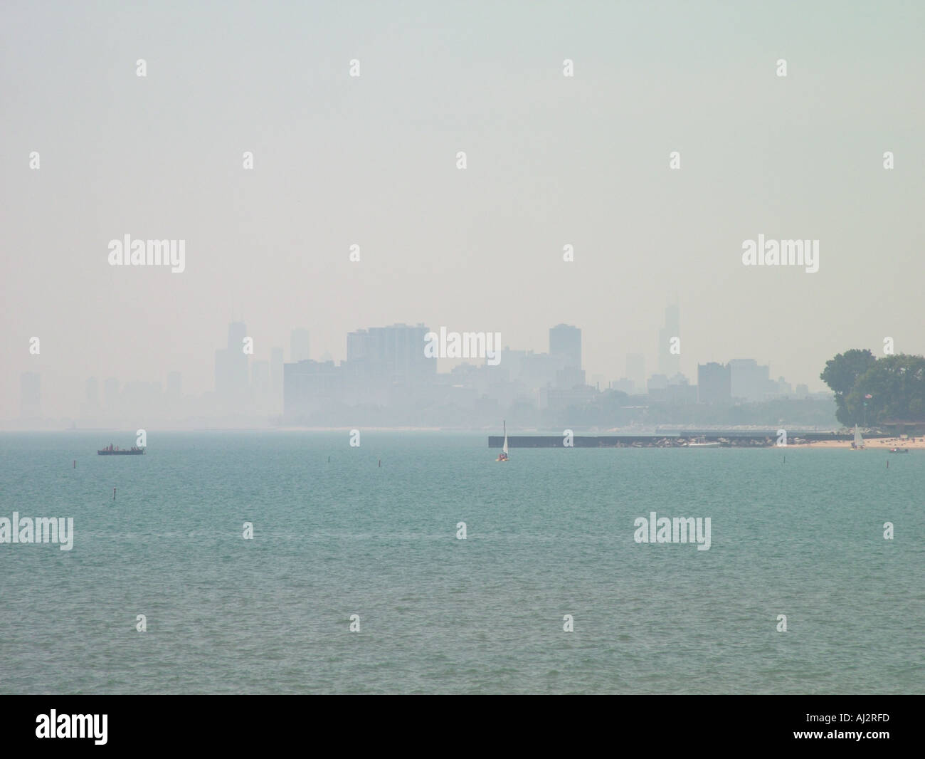 Chicago air pollution hi-res stock photography and images - Alamy