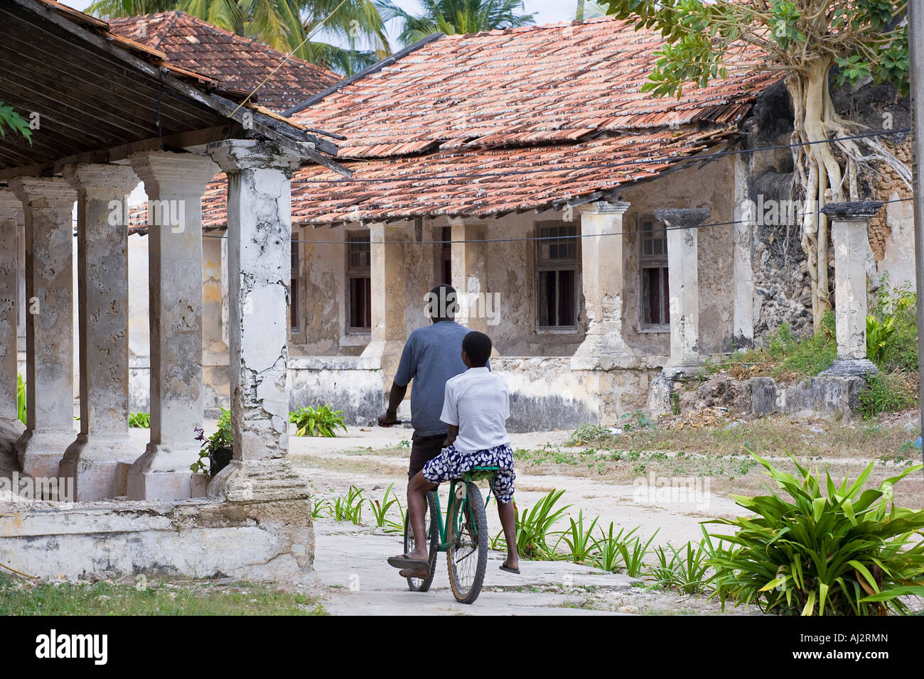 Crumbling colonial villas on Ibo Island, part of the Quirimbas ...