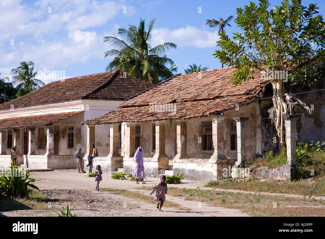 Crumbling colonial villas on Ibo Island, part of the Quirimbas ...