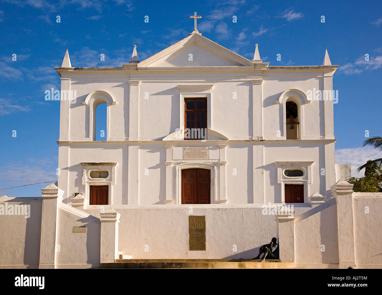 One of the many colonial era churches in the stone town on Ilha do ...