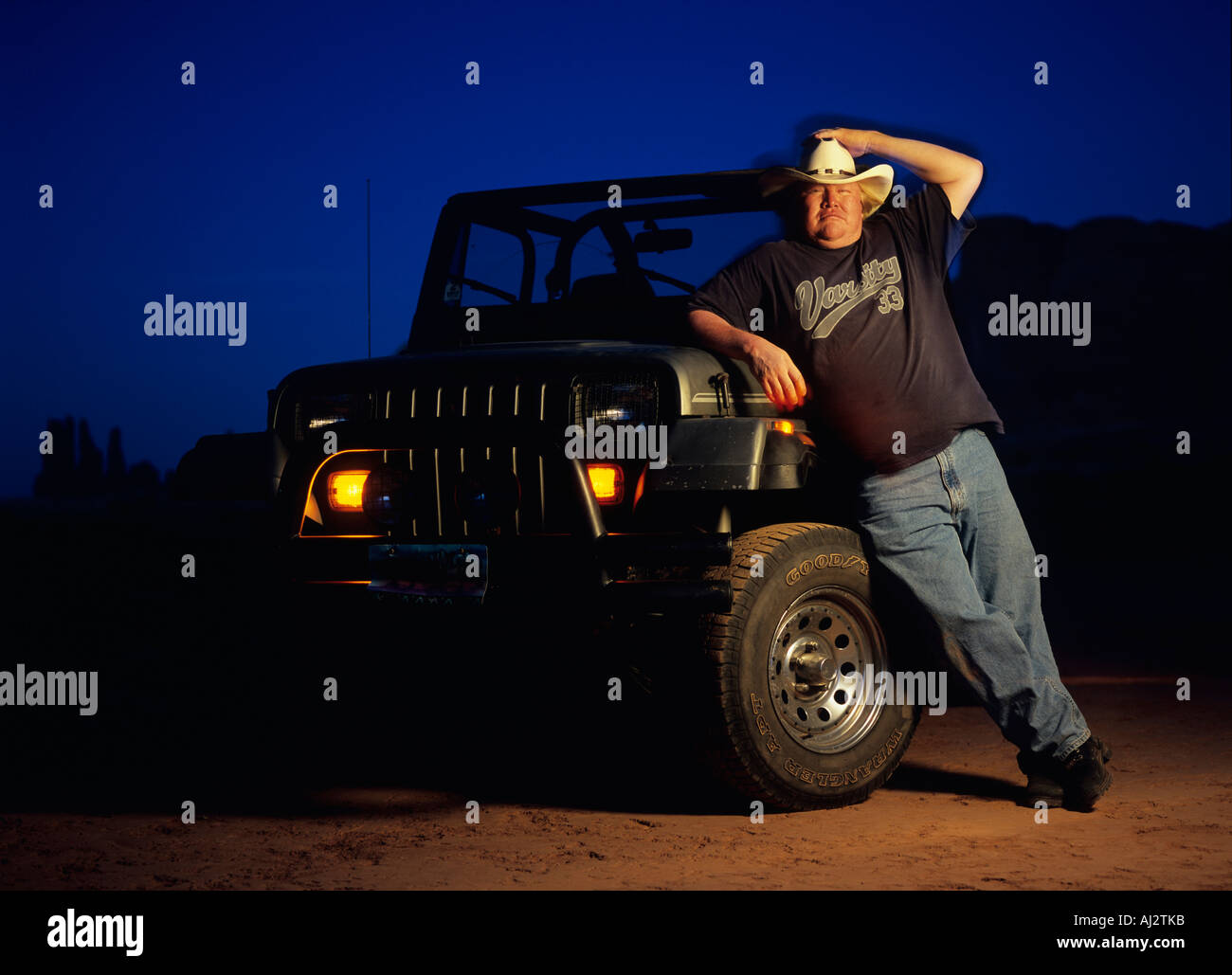 USA Arizona Monument Valley Navajo Tribal Park Portrait of Navajo ...