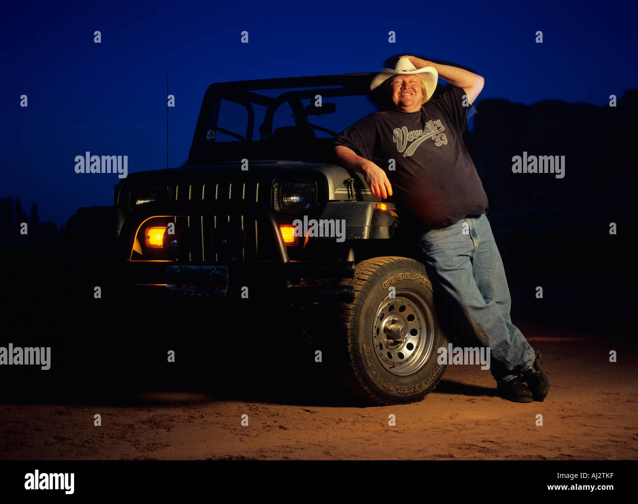 USA Arizona Monument Valley Navajo Tribal Park Portrait of Navajo ...