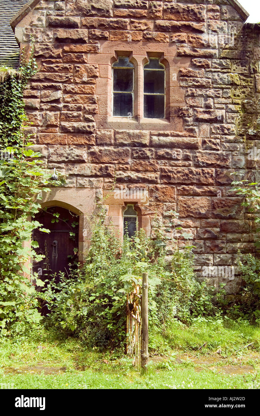 Delapidated cottages in Cheshire England UK Stock Photo - Alamy
