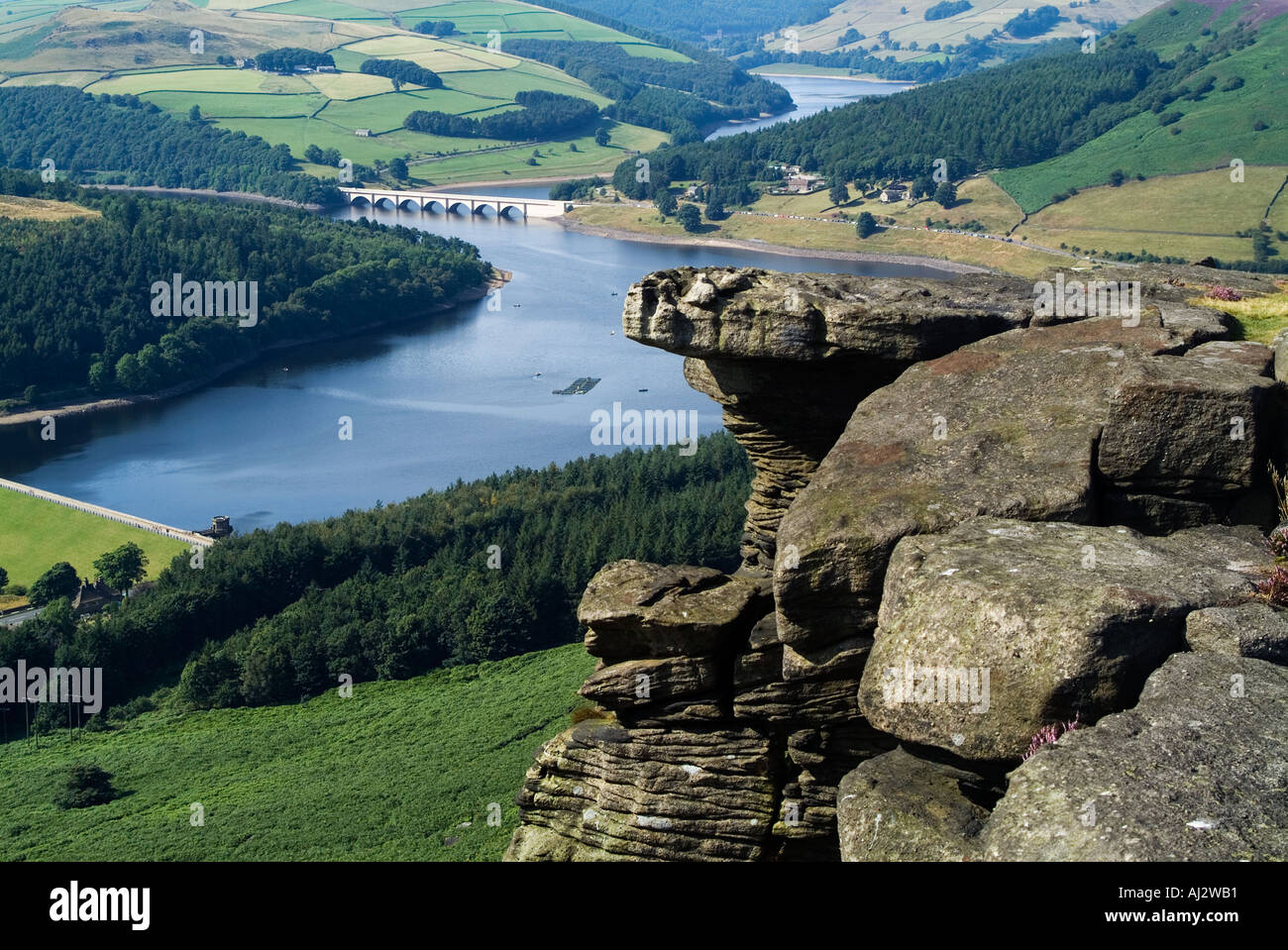 Derwent reservoir in Derbyshire Peak District National Park Where the ...