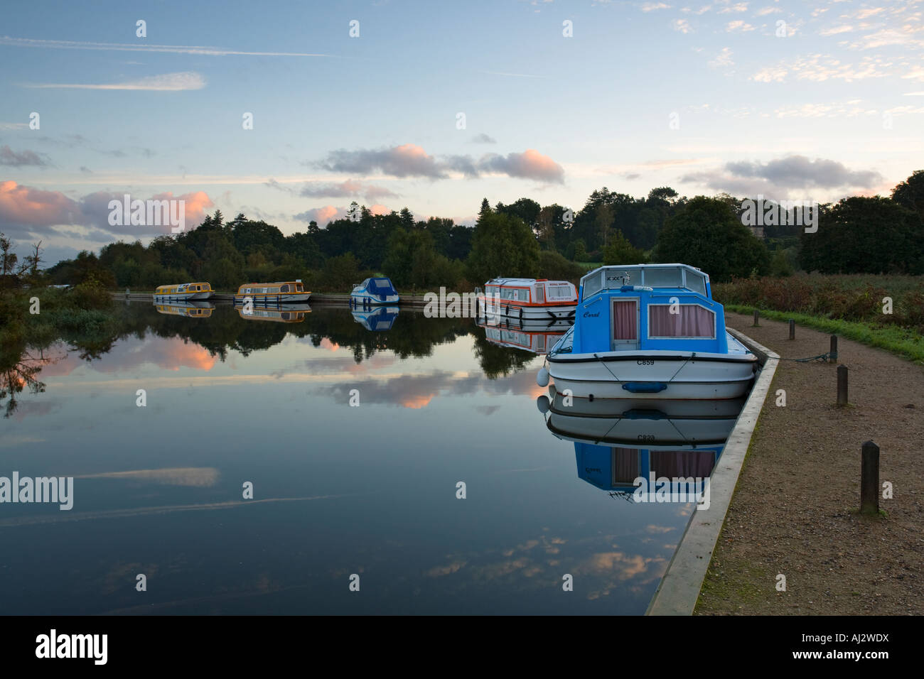 River Ant at How Hill in the Norfolk Broads UK Stock Photo - Alamy